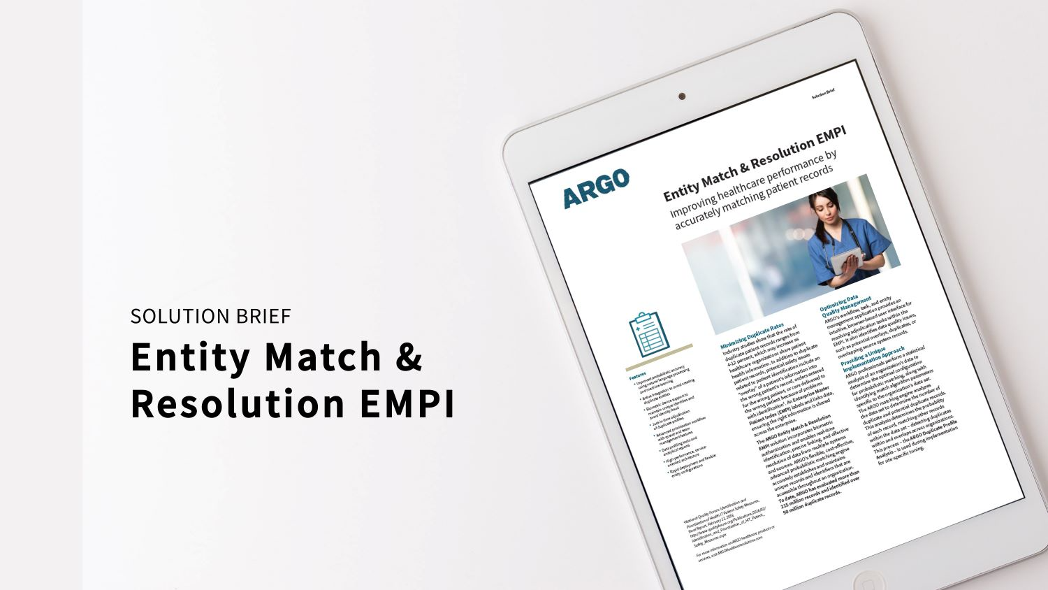 Solution Brief: Entity Match and Resolution EMPI (Oct 2022)